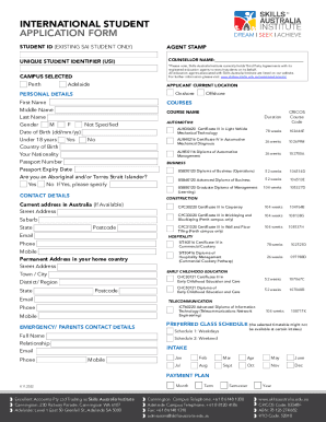 Fillable Online Unique Student Identifier (USI) - Department of ...