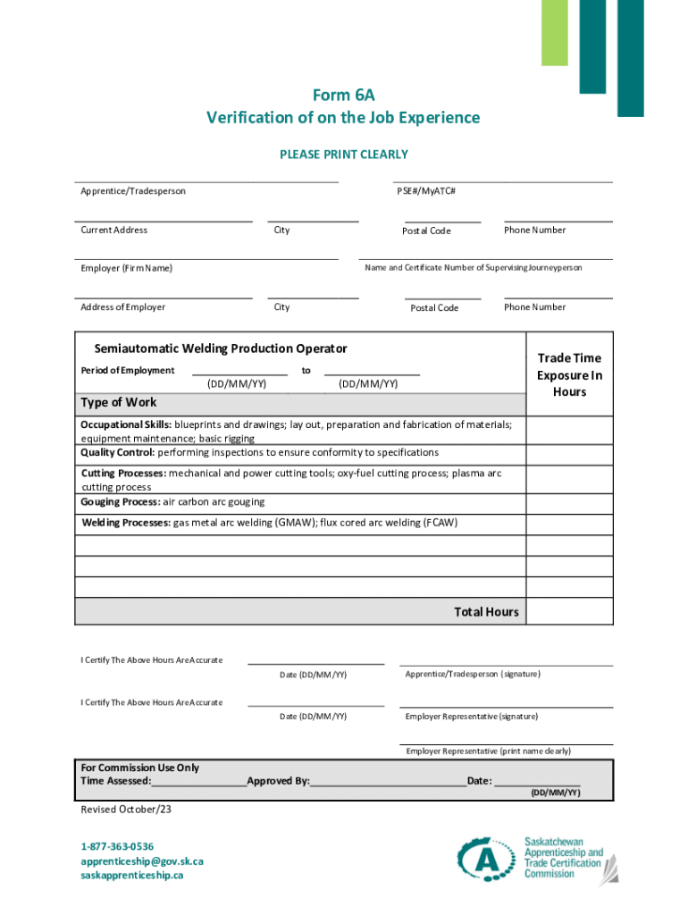 Fillable Online Occupational Skills: blueprints and drawings; lay out ...