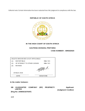 Fillable Online Gender-Related Persecution and Asylum in South Africa ...