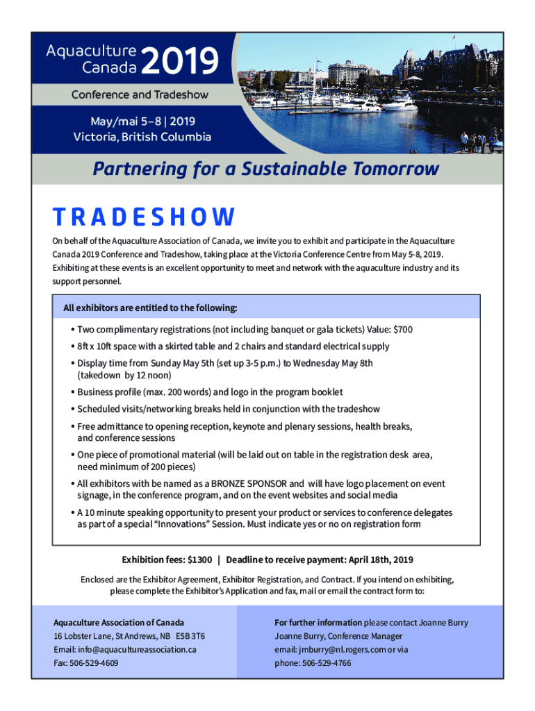 Fillable Online Aquaculture Association of Canada's Post Fax Email ...