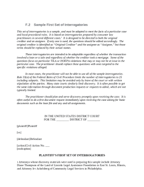 An Expense out of Control: Rule 33 Interrogatories After the ... - library nclc Doc Template ...