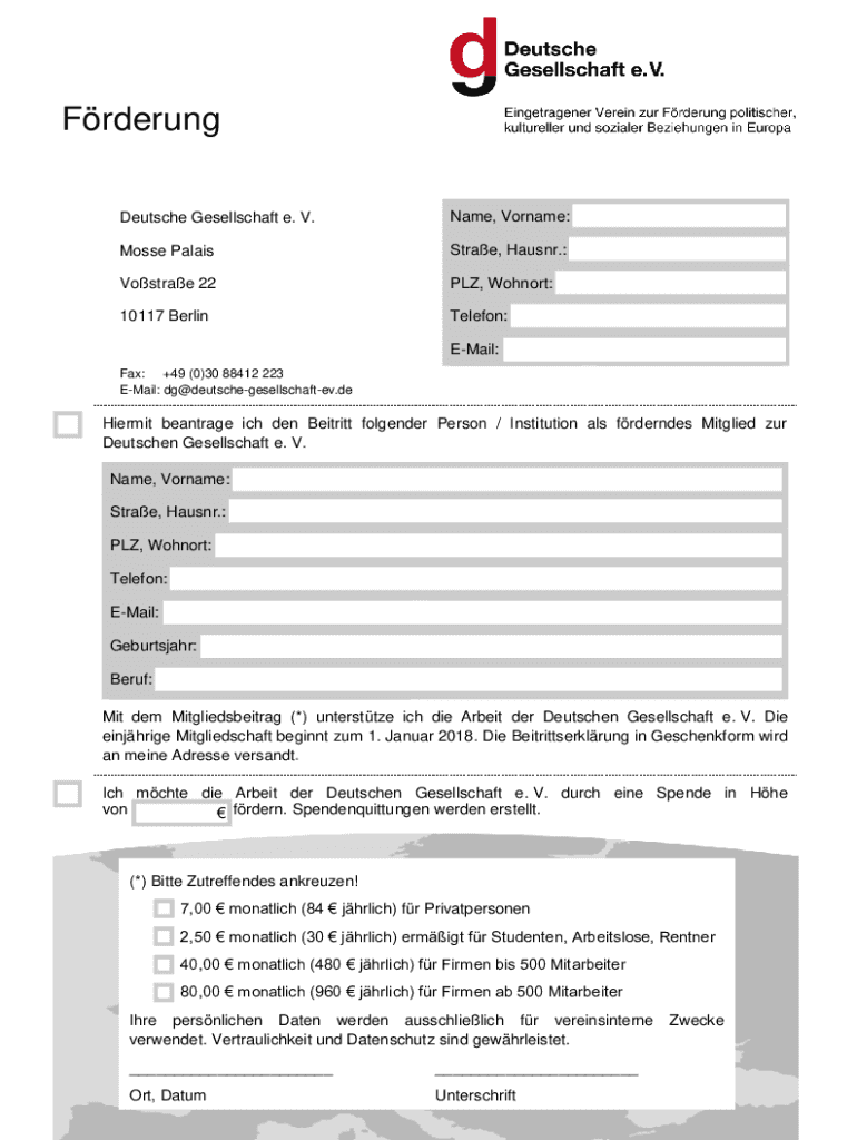 Ausfüllbar Online ber uns - Deutsche Gesellschaft ... Fax Email Drucken - pdfFiller