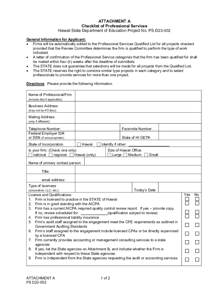 Fillable Online state of hawaii department of education (doe) Fax Email ...