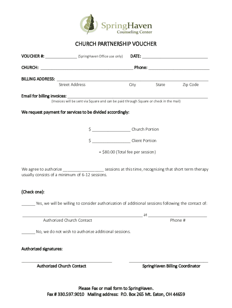 Fillable Online Church Partnership Form - Fill Out and Sign Printable ...