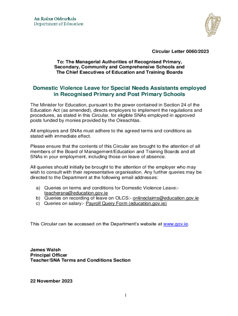 Fillable Online Special Leave for teachers who are members of Voluntary ...