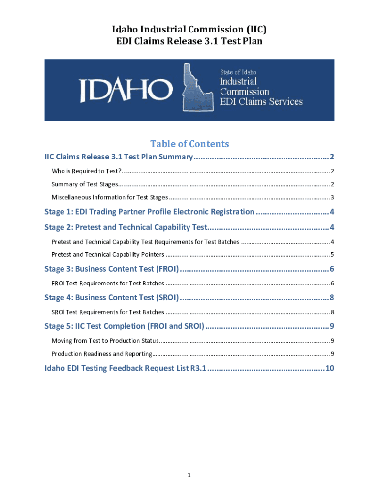 Fillable Online IAIABC EDI Claims Release 3.1 Standard Now Available in ...