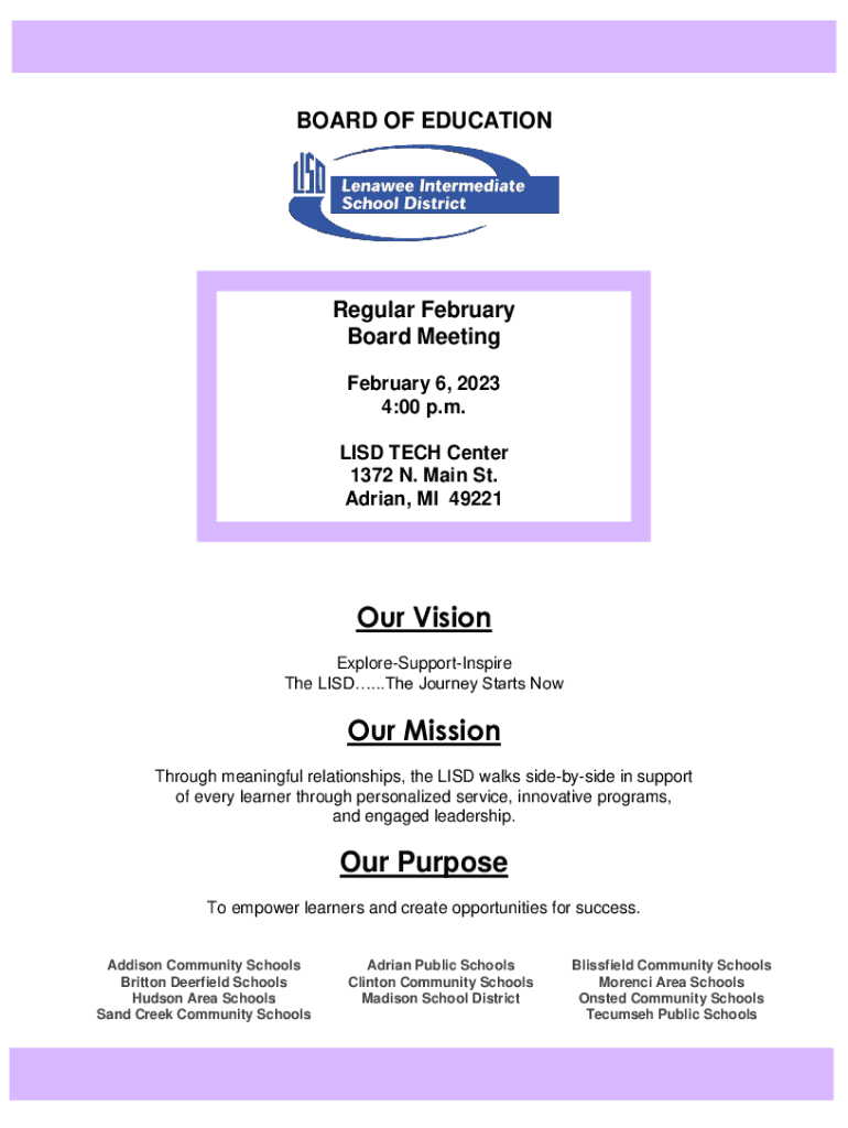 Fillable Online About Us - LISD TECH Center Fax Email Print - pdfFiller