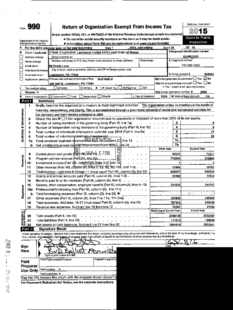 Fillable Online A ril 30 Fax Email Print - pdfFiller