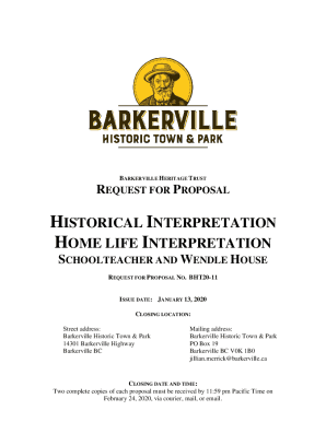 Fillable Online Request for Proposals: Indigenous Historical ...