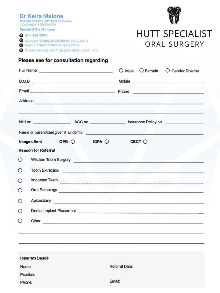 Fillable Online CHD Consultation Form V1A4 Fax Email Print - pdfFiller
