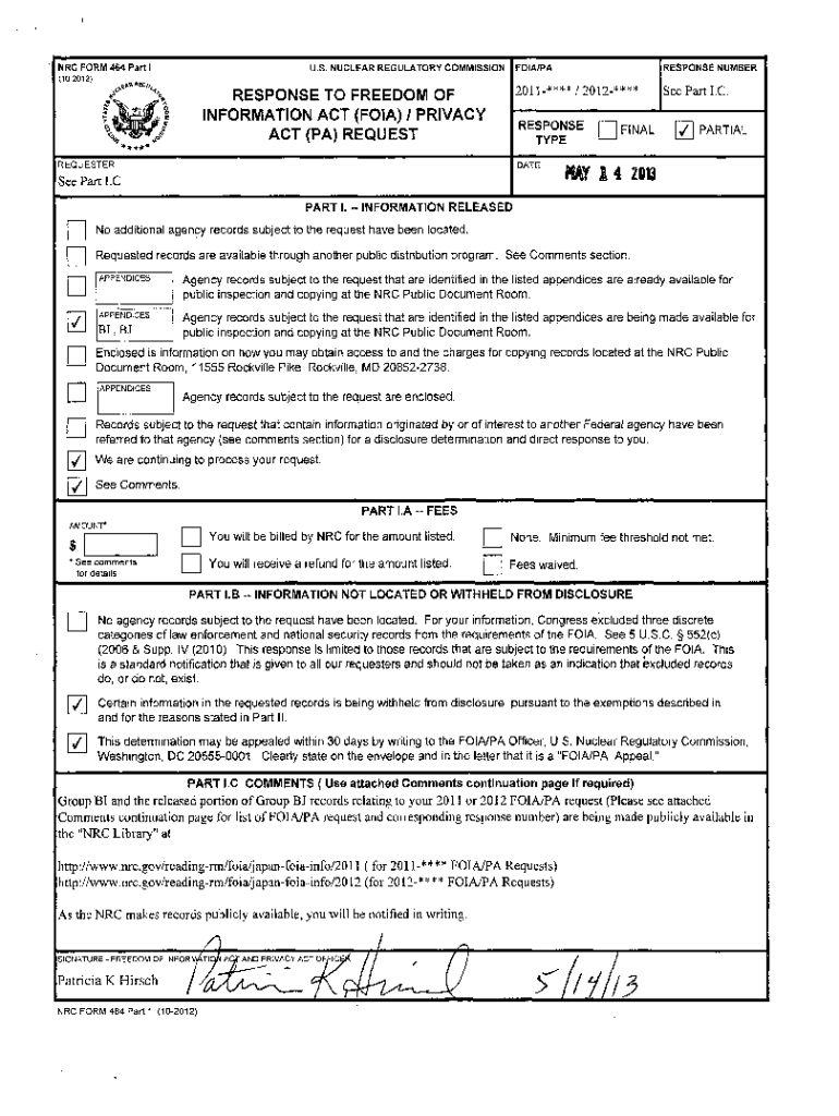 Fillable Online ACT (FOIA) / PRIVACY Fax Email Print - pdfFiller