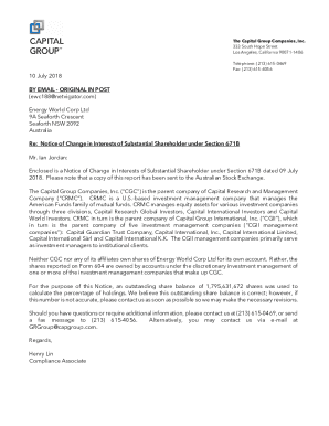 Fillable Online The Capital Group Companies, Inc. and its subsidiaries ...