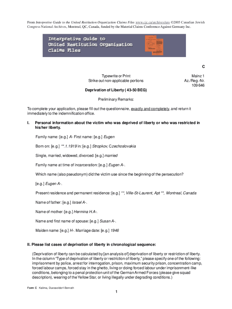 Fillable Online Claims Information and Resources Fax Email Print ...