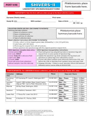 Fillable Online Understanding Test Requisition Form / Barcode Lab forms ...