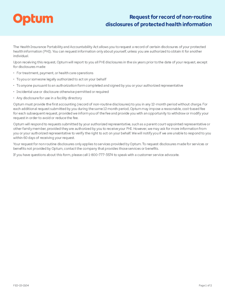 Fillable Online Optum Request for confidential Optum communications at ...