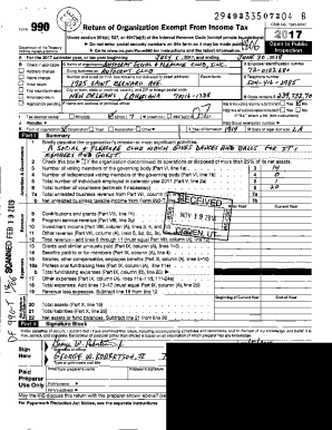 Fillable Online 990 Return of Organization Exempt From Income Tax E G-c+ES Fax Email Print ...