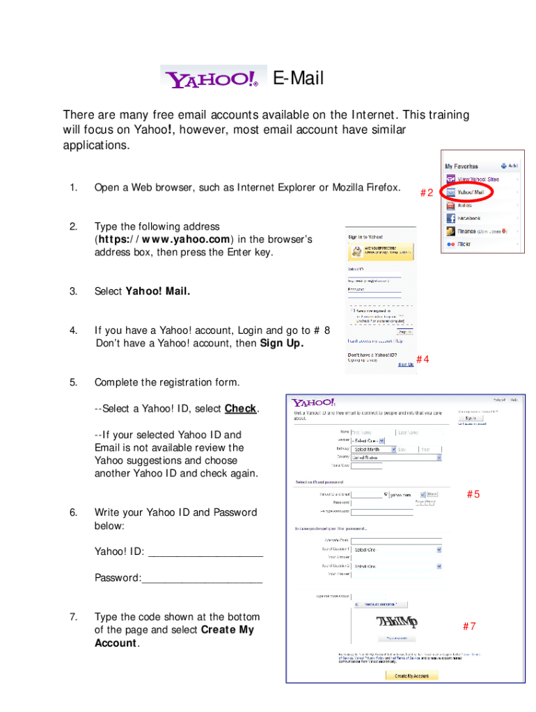 Fillable Online Parent Yahoo Email English.doc Fax Email Print - pdfFiller