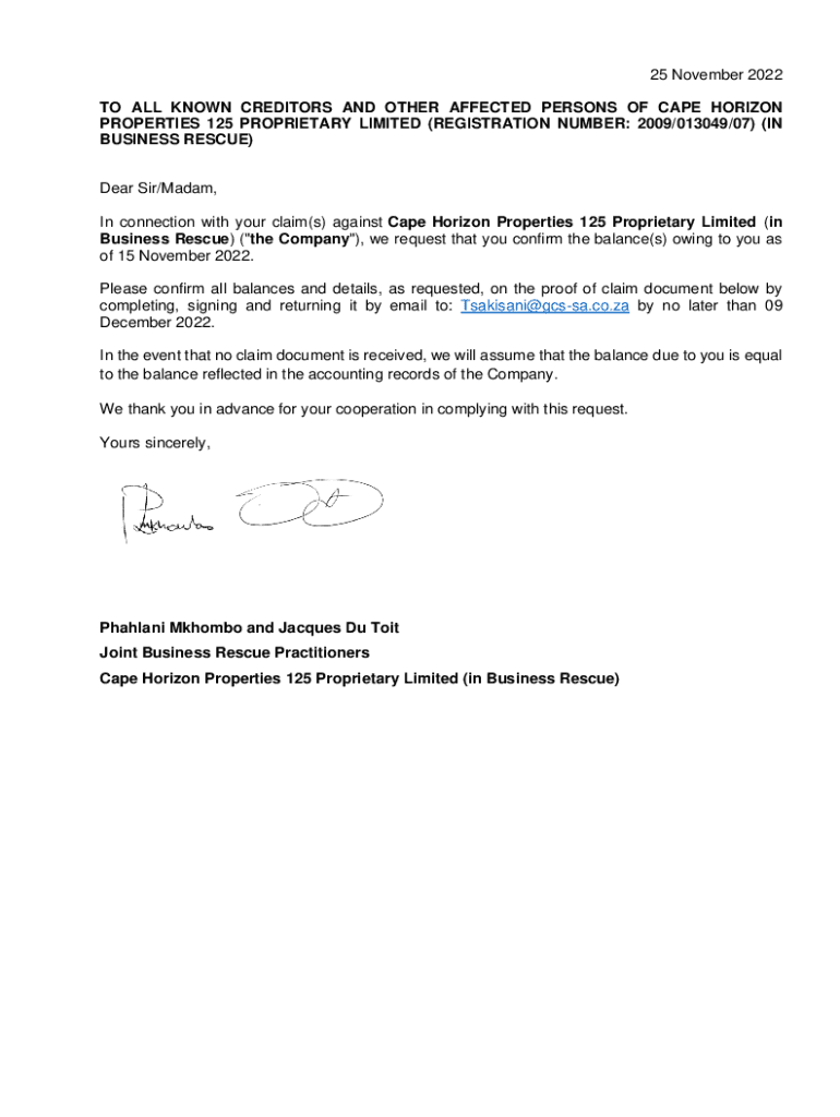 Fillable Online Cape-Horizon-Claim-Form.pdf Fax Email Print - pdfFiller