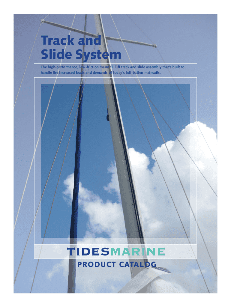 Fillable Online Sail Track & Slide System by Tides Marine Fax Email ...