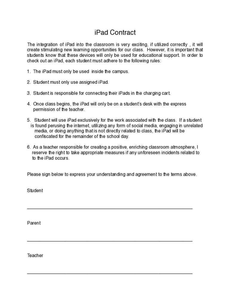 Fillable Online The Impact of One-To-One Ipad Instruction on Student ...