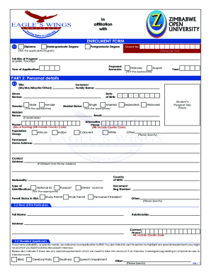 Fillable Online Eagles Wings Application Form Fax Email Print - pdfFiller