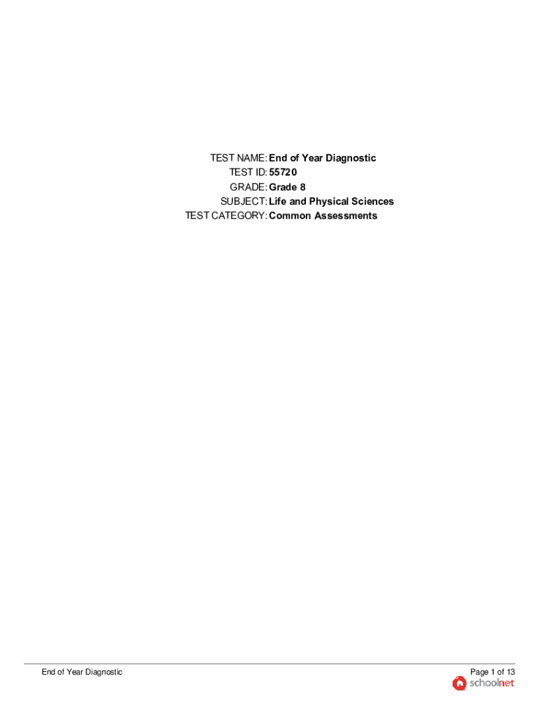 Fillable Online Practice TestGrade 8 Social Studies Answer Key Fax ...