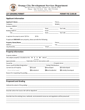 Fillable Online ORANGE COUNTY GRADING MANUAL OC PUBLIC WORKS Fax Email Print - pdfFiller