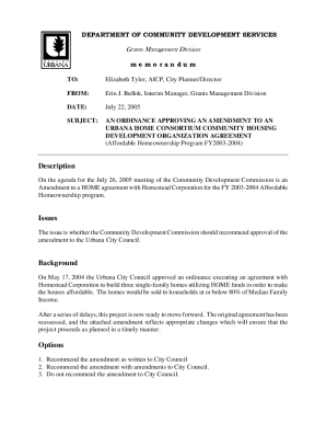 Fillable Online Homestead amendment - City of Urbana Fax Email Print ...