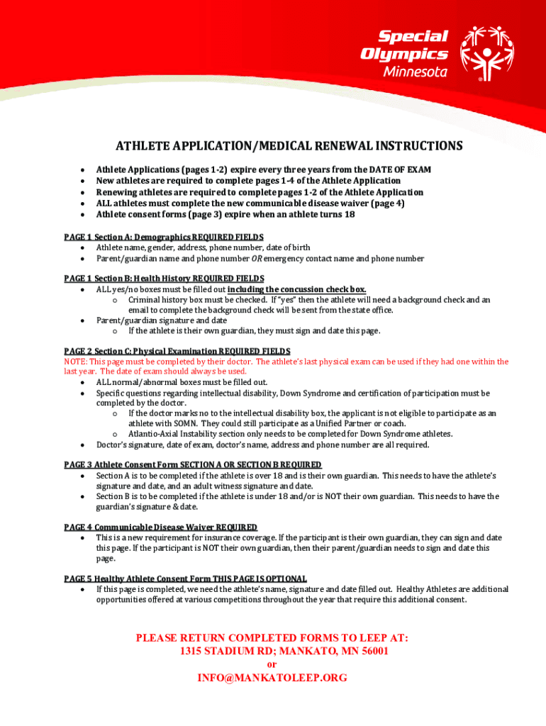 Fillable Online Medical Form Information & Instructions Page Fax Email Print - pdfFiller