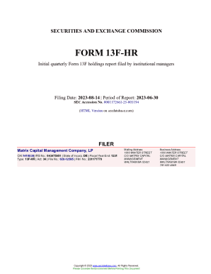 Fillable Online Matrix Capital Management Company, LP Form 13F-HR Filed ...