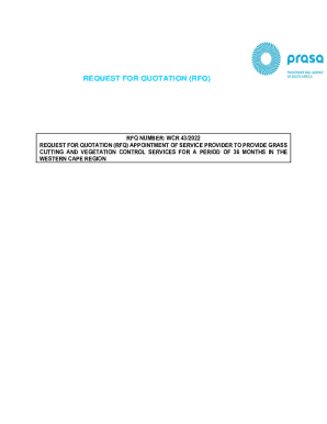 Fillable Online Request For Quotation Rfq Appointment Of Service Provider ... Fax Email Print ...