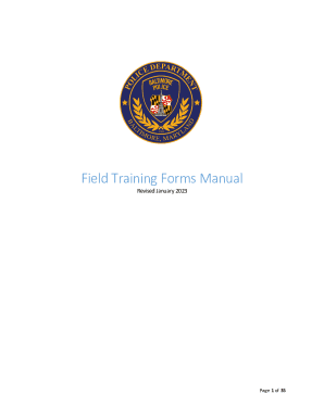 Fillable Online Field Training Officer (FTO) Critique Form Fax Email ...