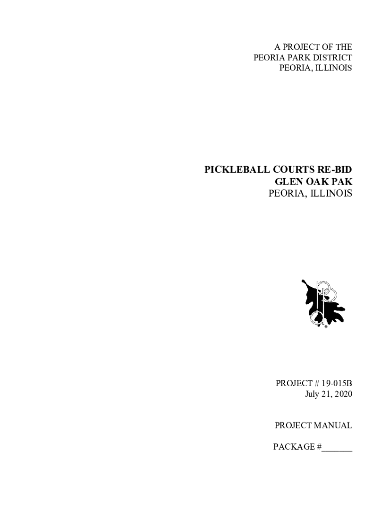 Fillable Online Peoria Park District wants community's input for new ...