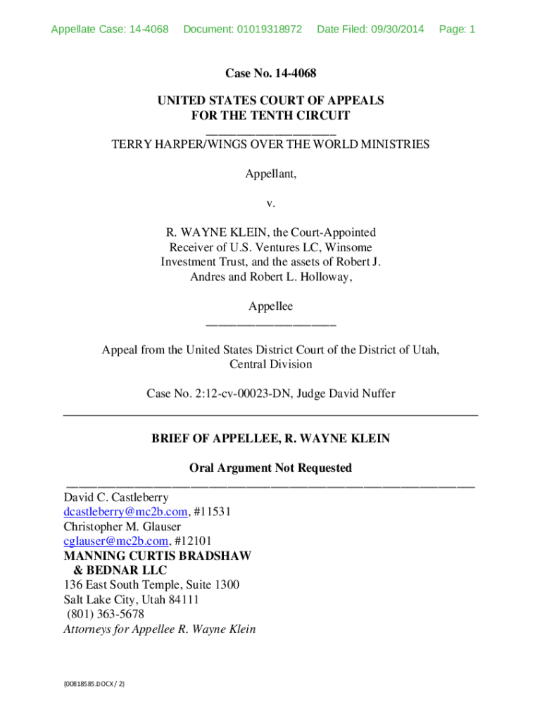 Fillable Online 10th Cir. Brief(00818585.DOCX;2). 00818585.DOCX / 2 Fax ...
