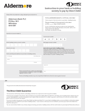 Fillable Online 27 Printable direct debit mandate form Templates Fax ...