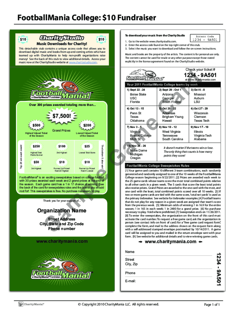 Fillable Online Free, printable, customizable concert ticket templates ...