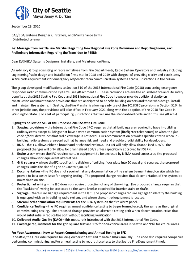 Fillable Online fire marshals letter - 2018 sfc section 510 and new ...