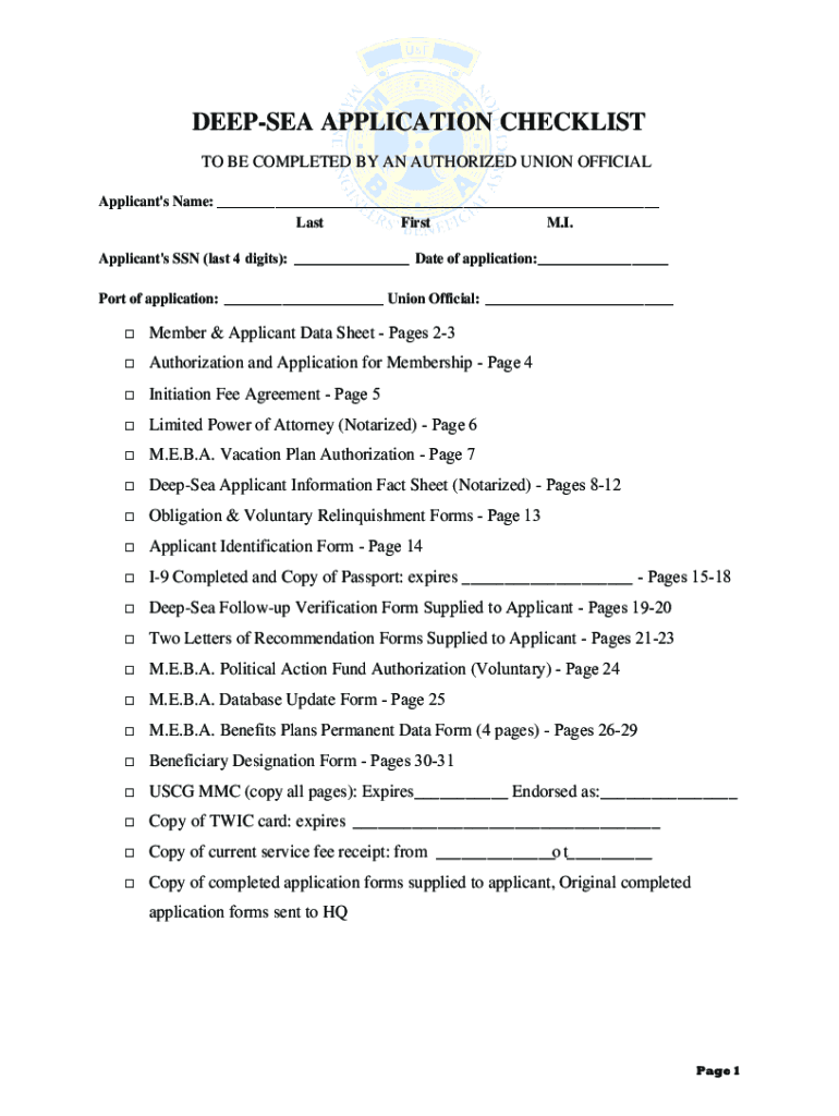 Fillable Online Member & Applicant Data Sheet - Pages 2-3 Fax Email ...