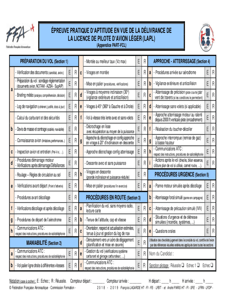 Remplissable En Ligne PPL (A) formulaire d'preuve pratique D'aptitude - Guichet.lu Fax Email ...
