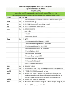 Fillable Online Development and validation of a data dictionary for ...