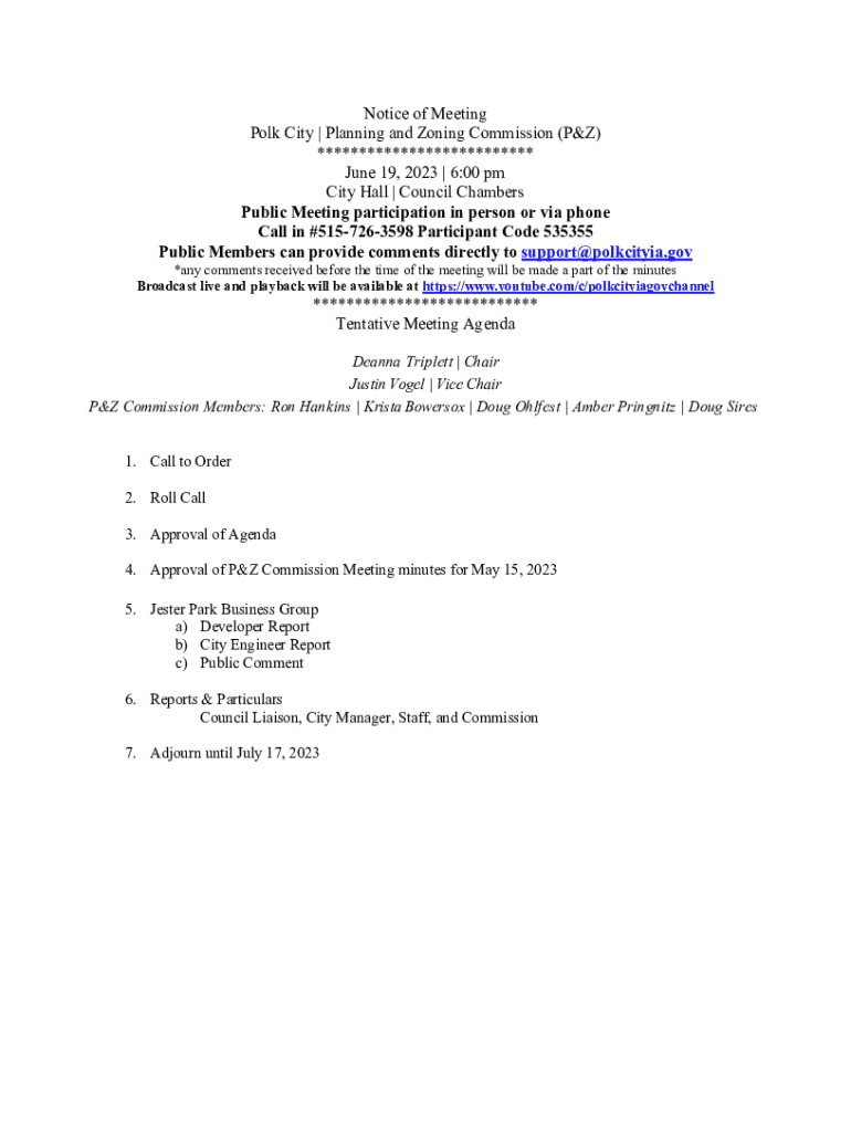 Fillable Online Planning and Zoning Commission (P&Z) ************************** ... Fax Email ...