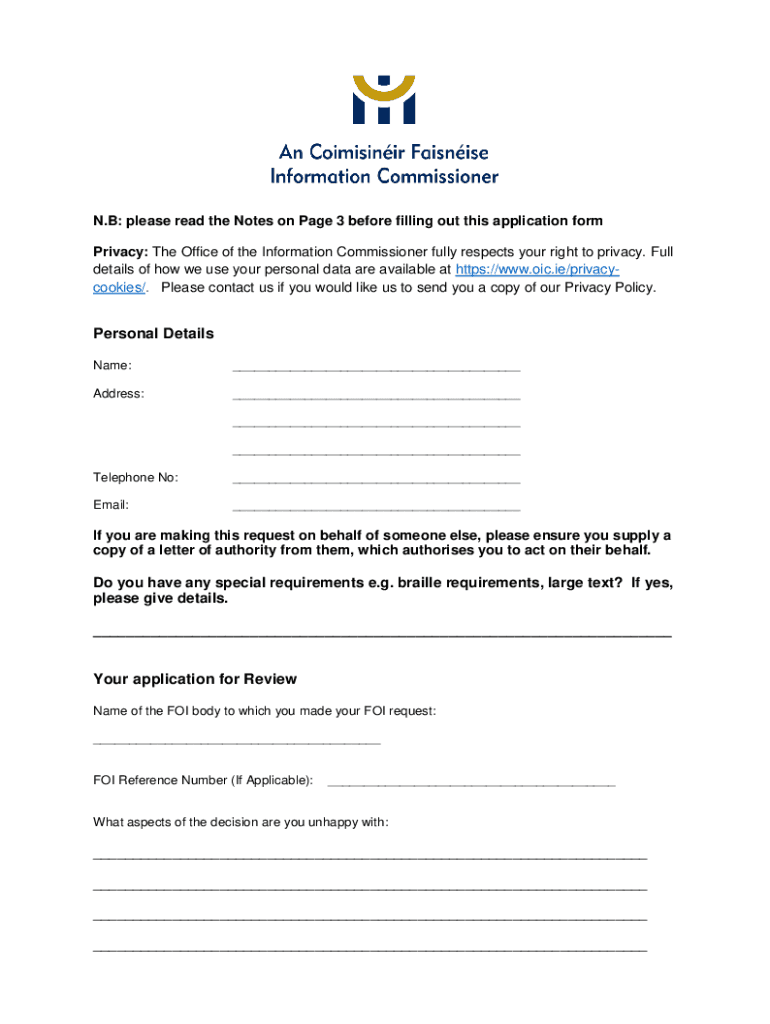 Fillable Online Personal Details Your application for Review Fax Email Print - pdfFiller