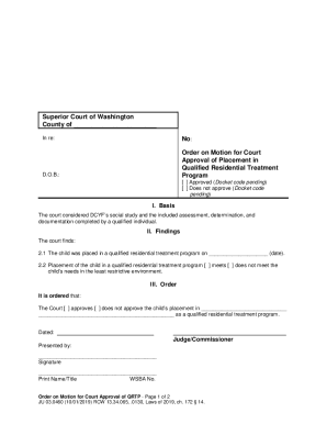 Fillable Online Filing a Petition to Modify/Adjust Your Parenting Plan ...