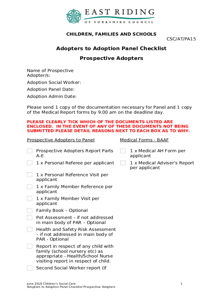 What to expect in the adoption assessment Doc Template | pdfFiller