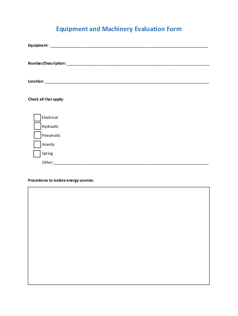 Fillable Online LOCKOUT/TAGOUT MACHINE SAFEGUARDING and Fax Email Print ...