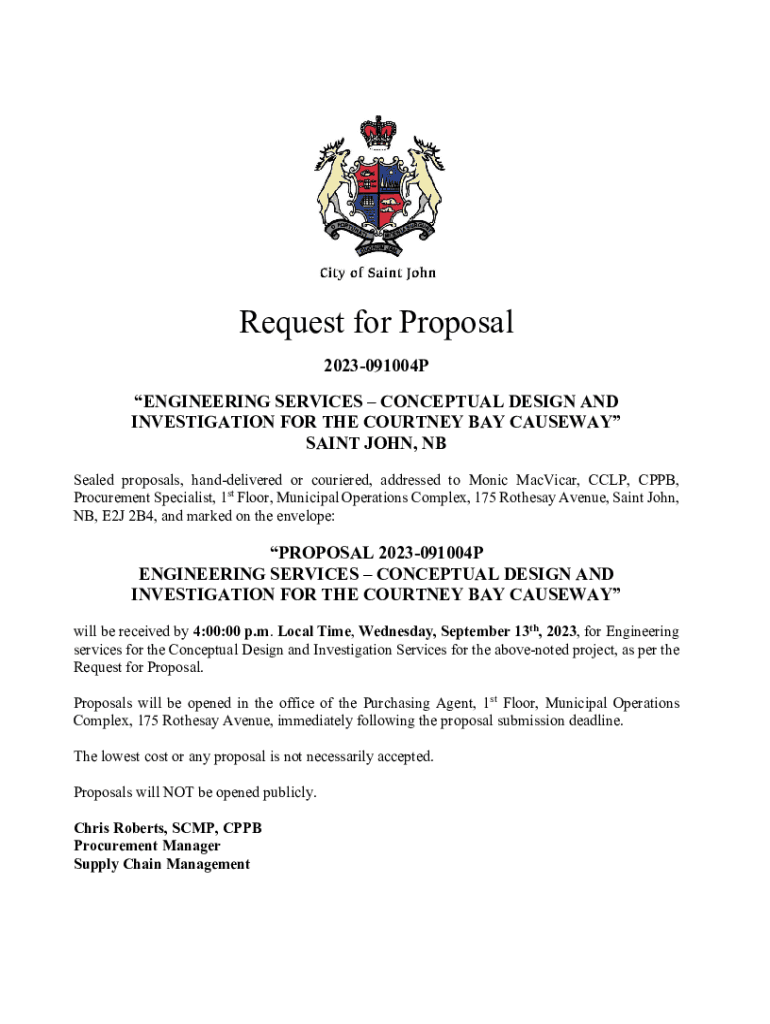 Fillable Online ENGINEERING SERVICES CONCEPTUAL DESIGN AND Fax Email ...