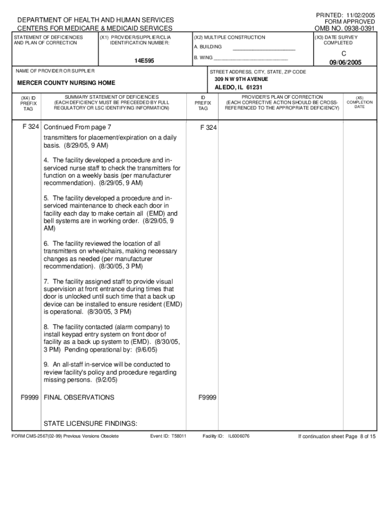 Fillable Online Authorization For State Agency Hospice Validation ...
