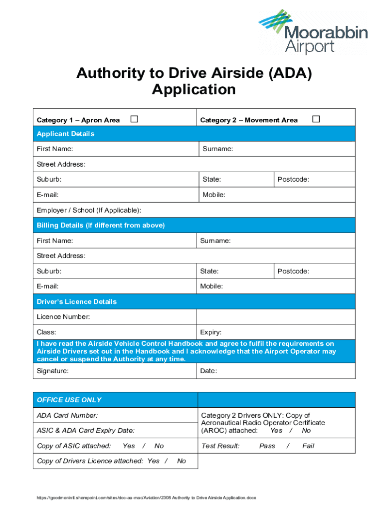 Fillable Online Airside Driving Theory Handbook - Singapore Changi ...