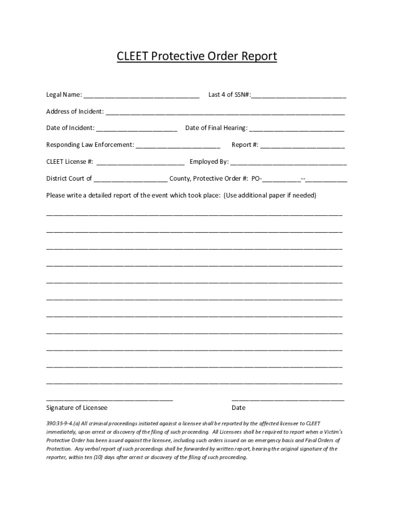 Fillable Online MI: - APPLICATION FOR OKLAHOMA PEACE OFFICER ... Fax ...