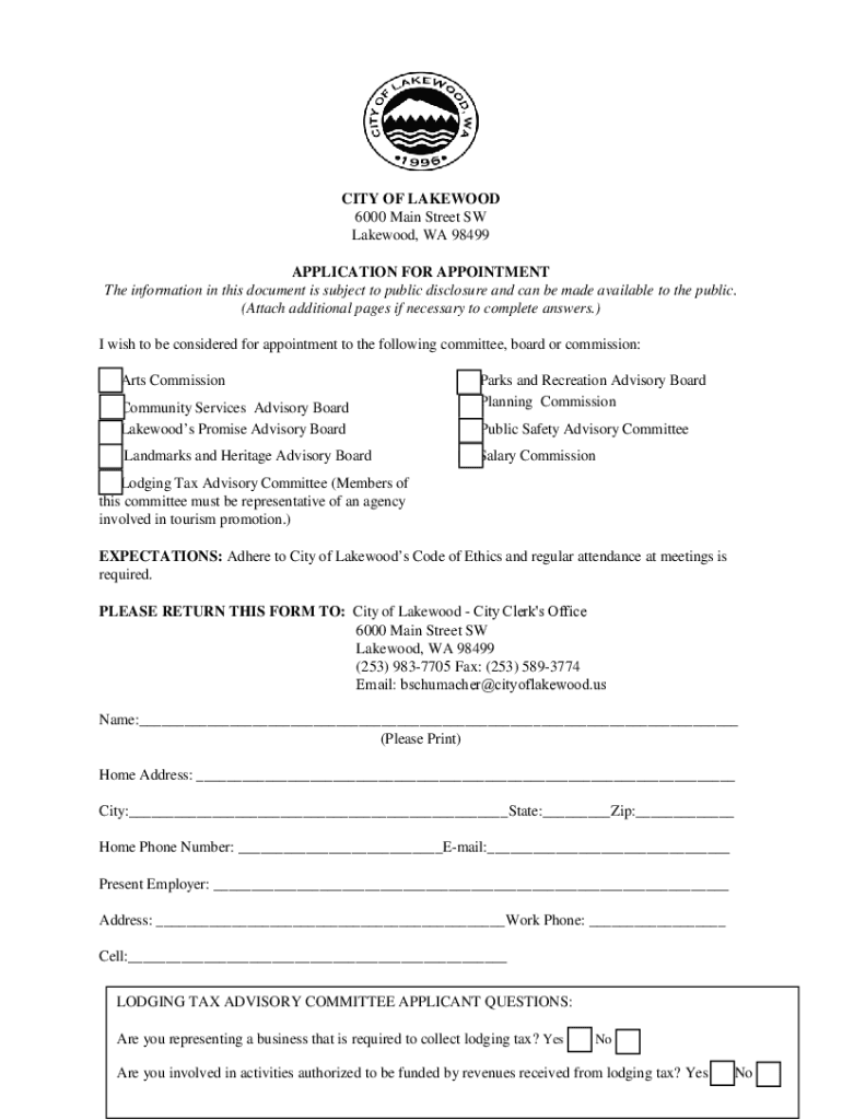 Fillable Online Interlocal agreement between Lakewood and Pierce ...